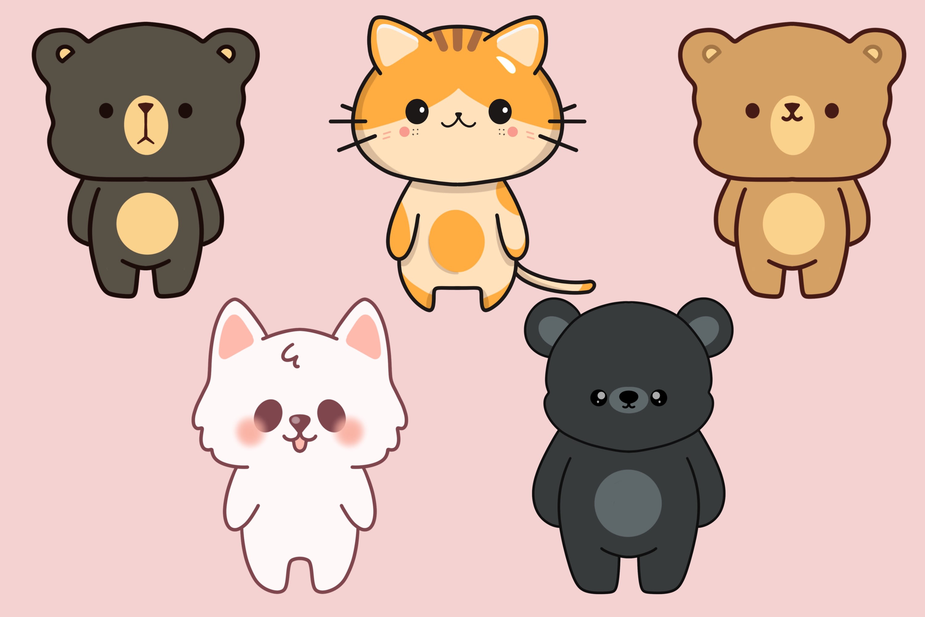 Chibi Animal Expressions
