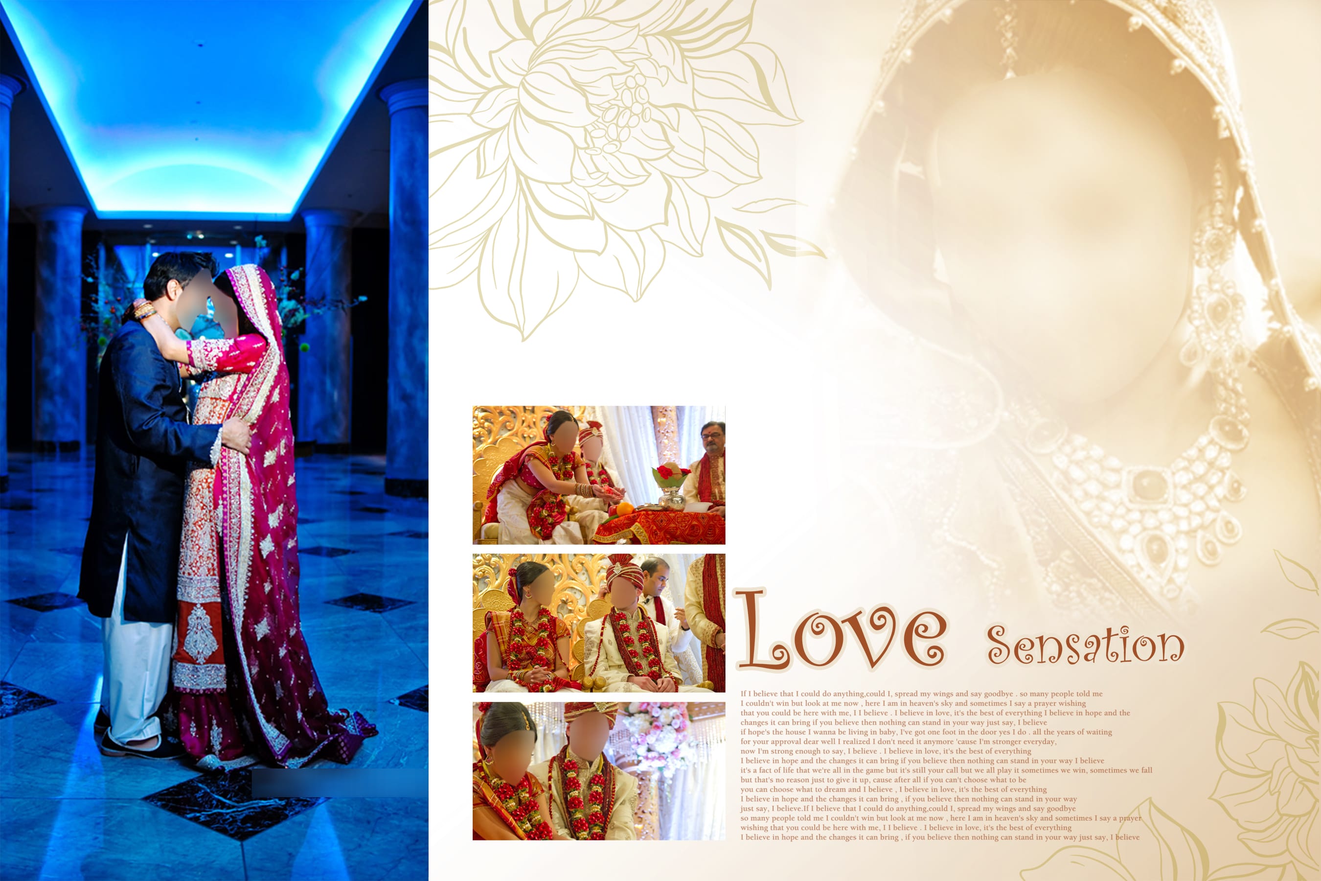 Indian Wedding Album Cover Design Indian Wedding Album Design (New