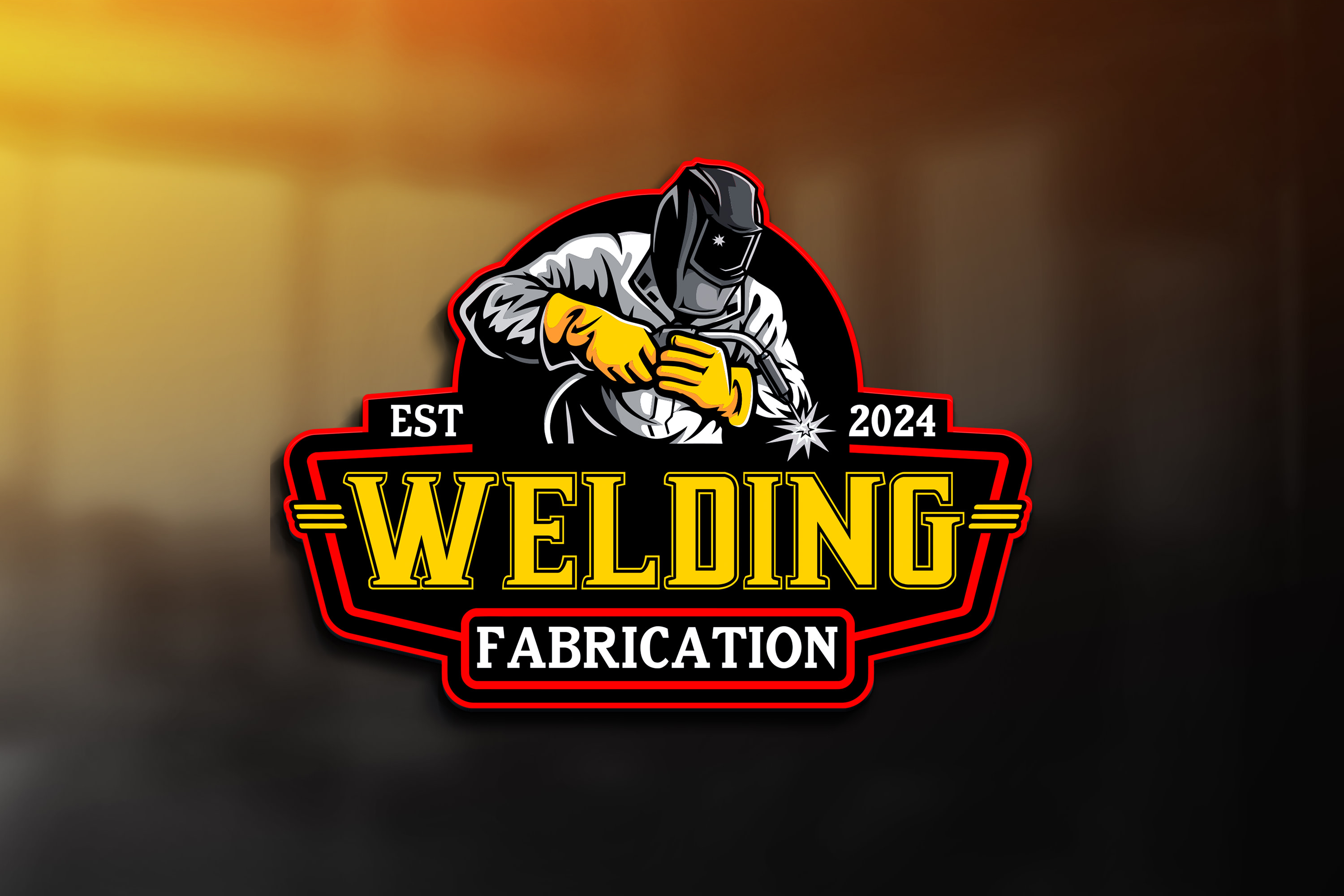 Fabrication Welding Logo