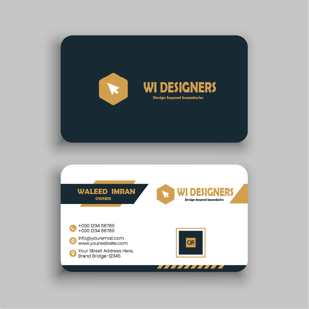 Vibrant Business Card Design PSD Sleek Business Card Design Vibrant