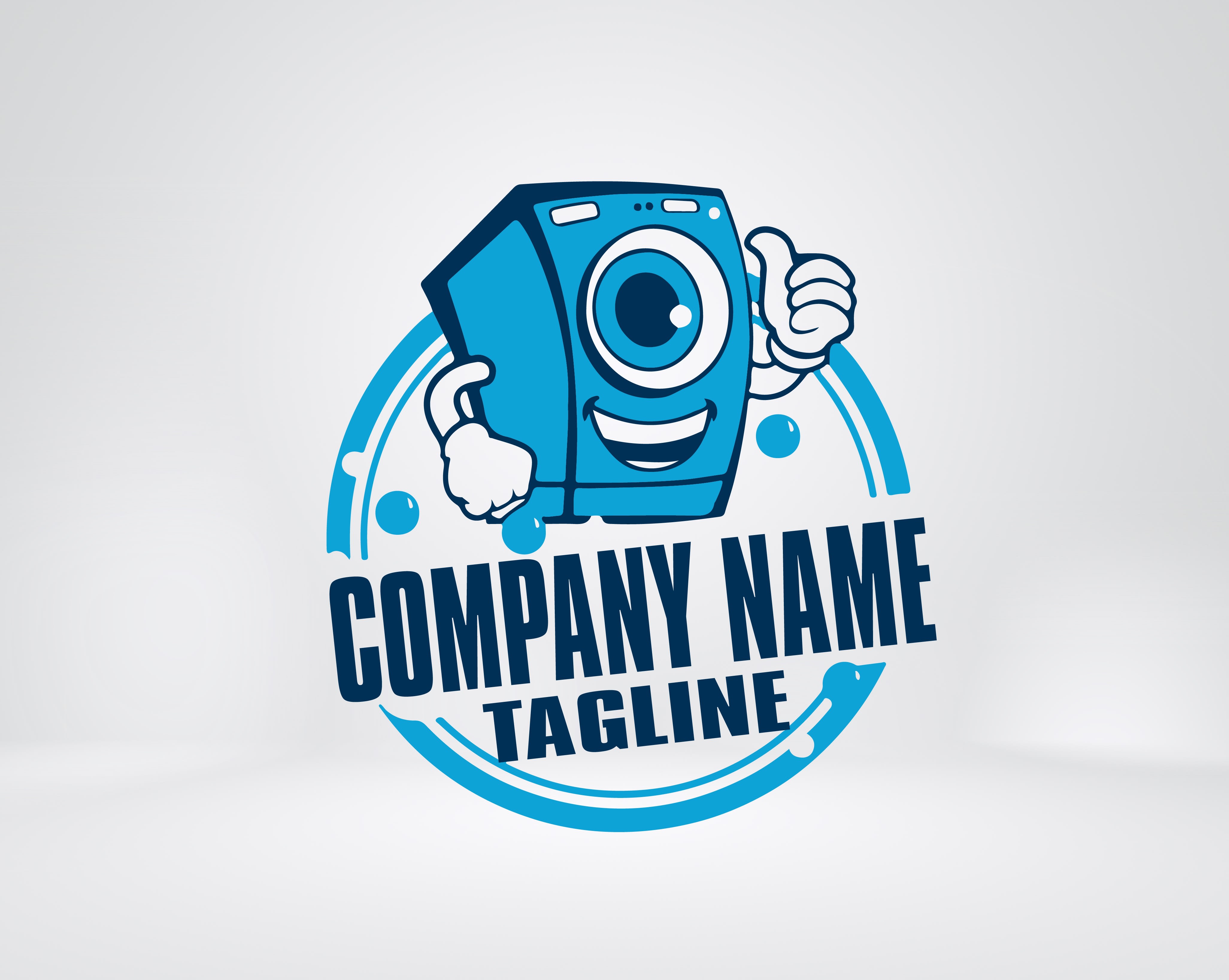 Creative Laundry Logo Simple Creative Laundry Logo, With The Concept