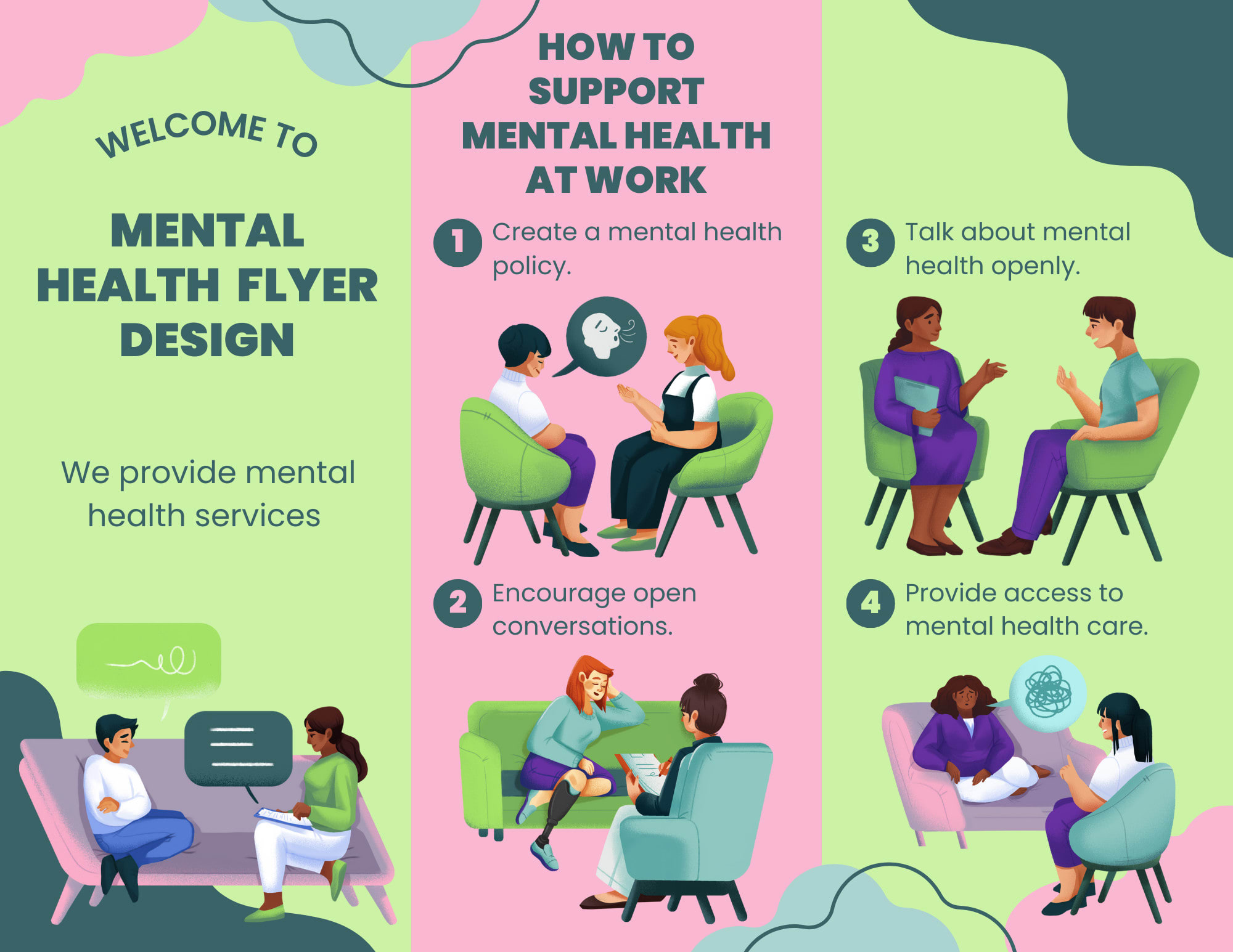 Mental Health Clinic Brochures