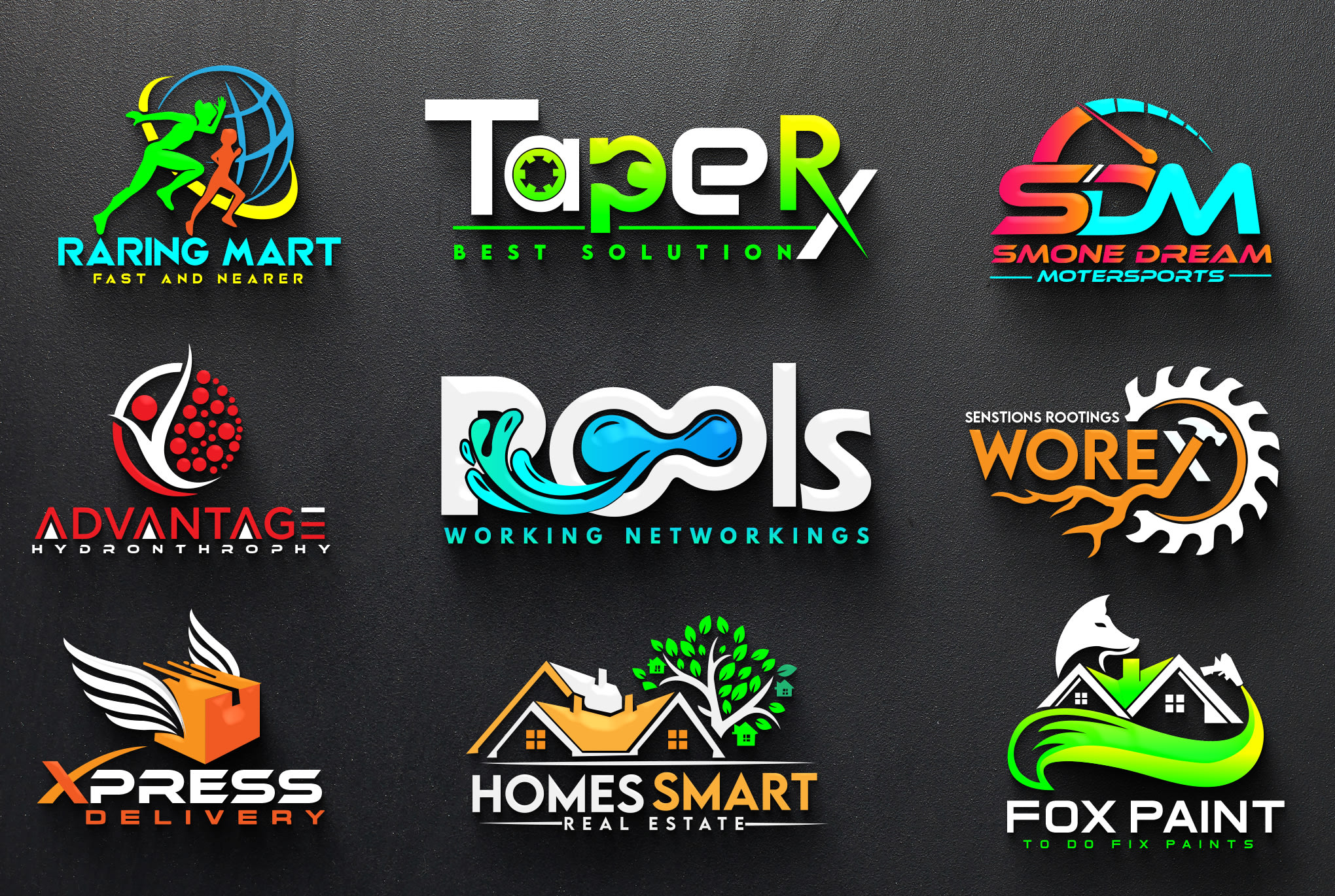 Unique Business Logos 43 Amazing Business Logos With High ROI