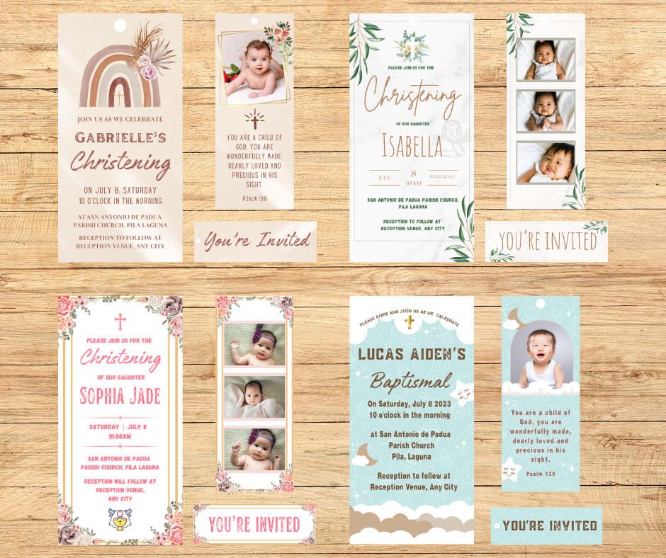 Bookmark Invitation Template