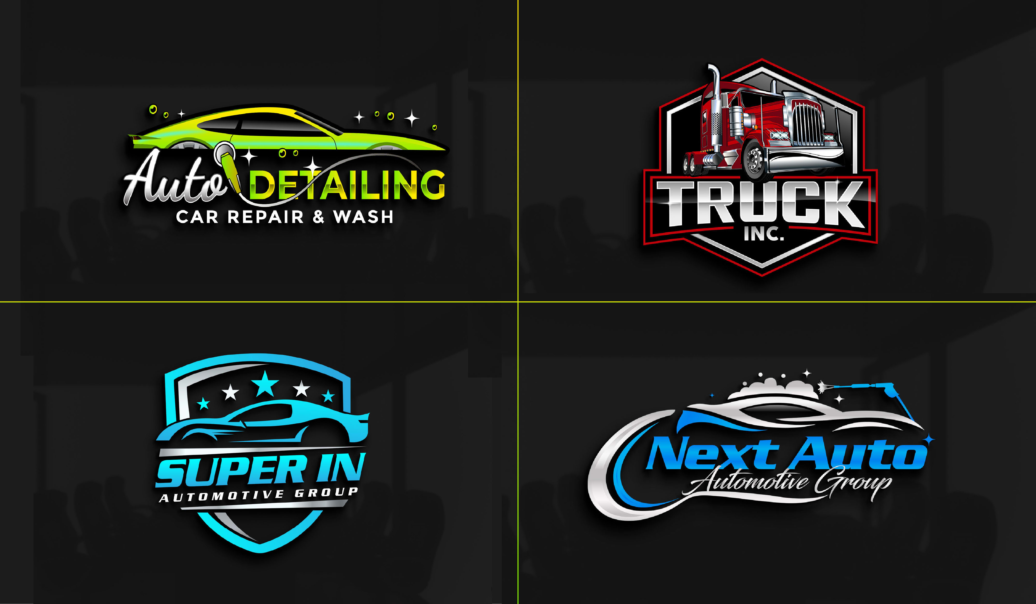 Auto Detailing Company Logo Car Wash Logo Template Auto Detailing Car