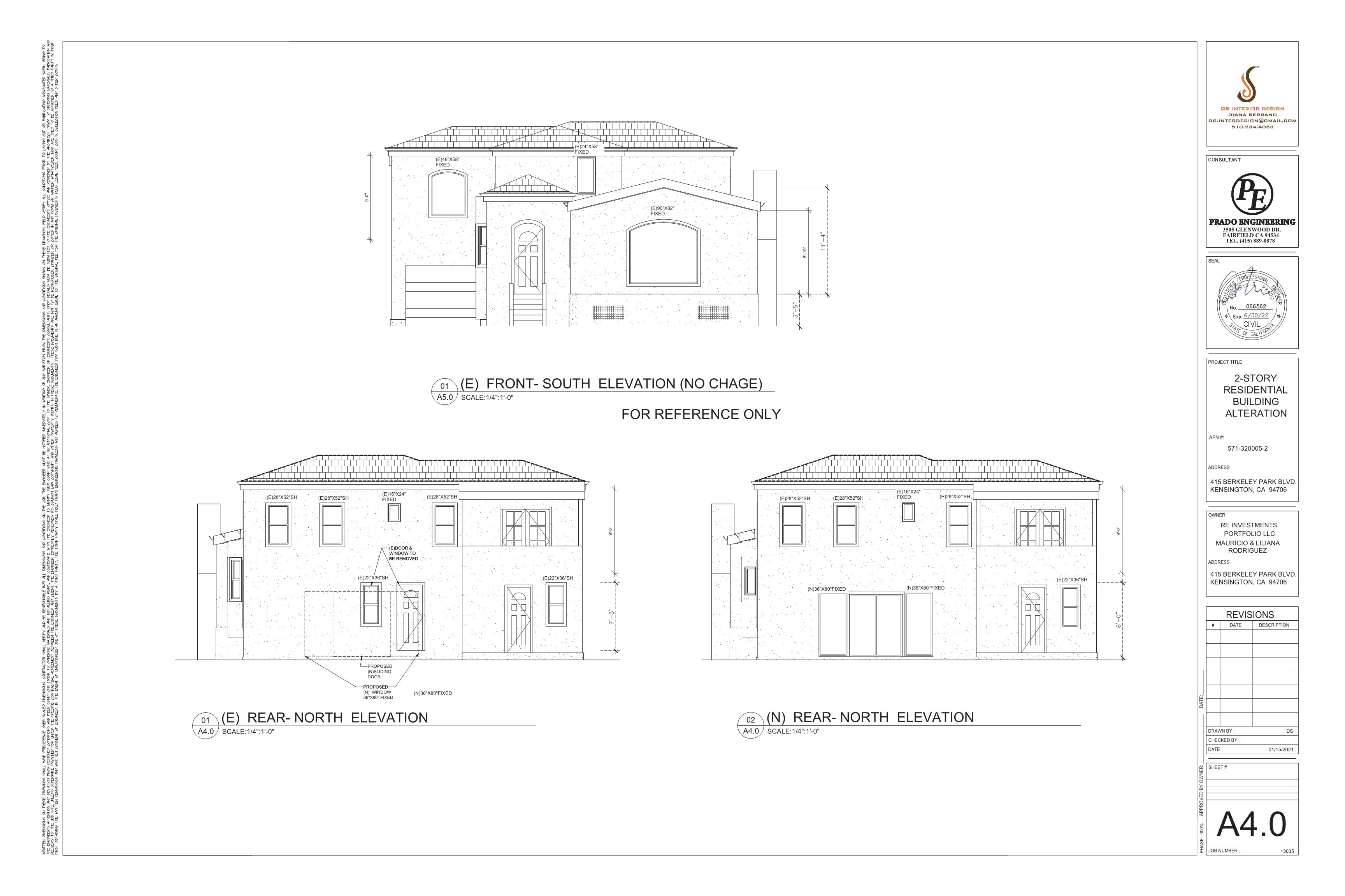 Autocad Modern Elevations