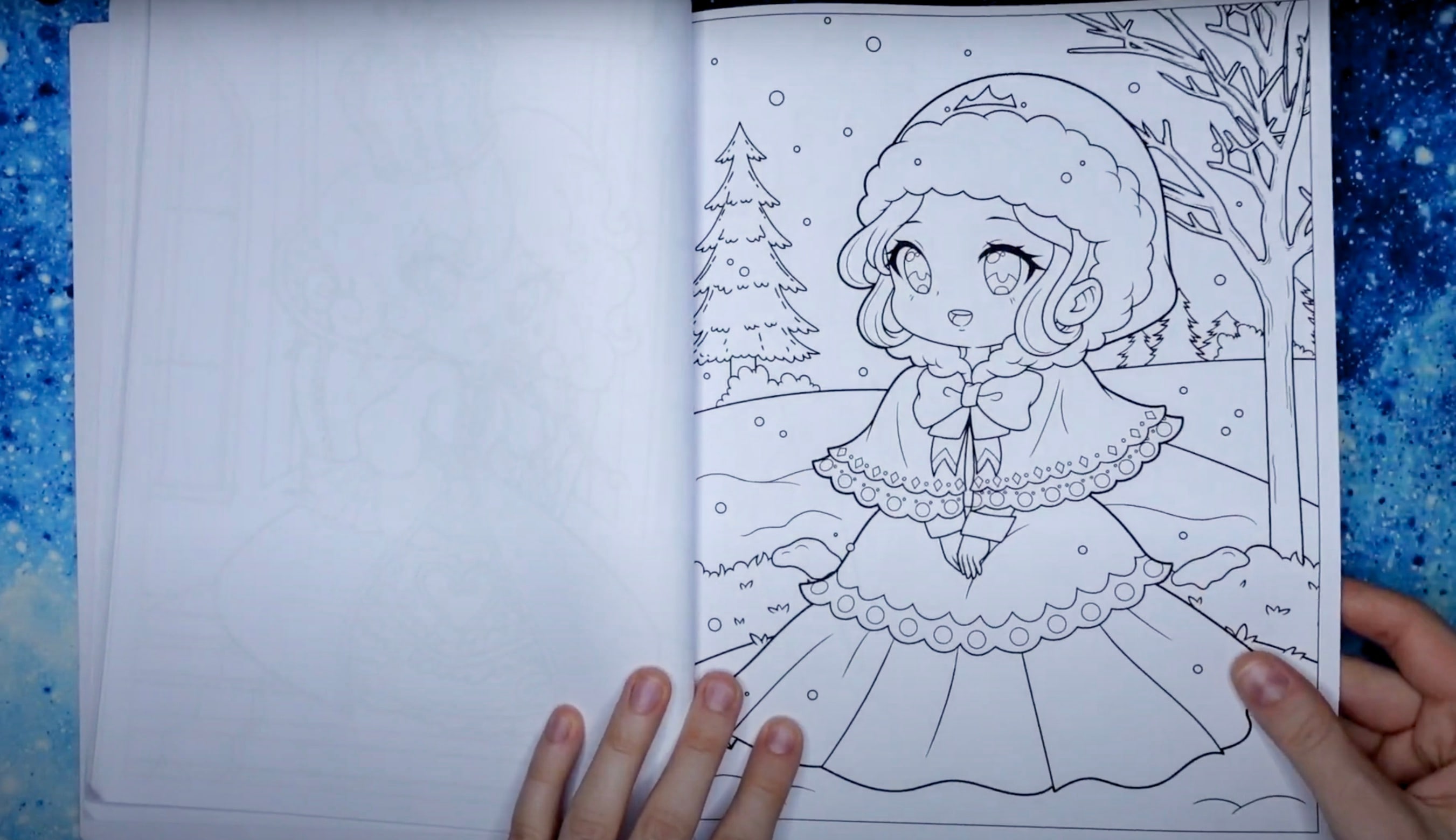 coloring book flip throughs