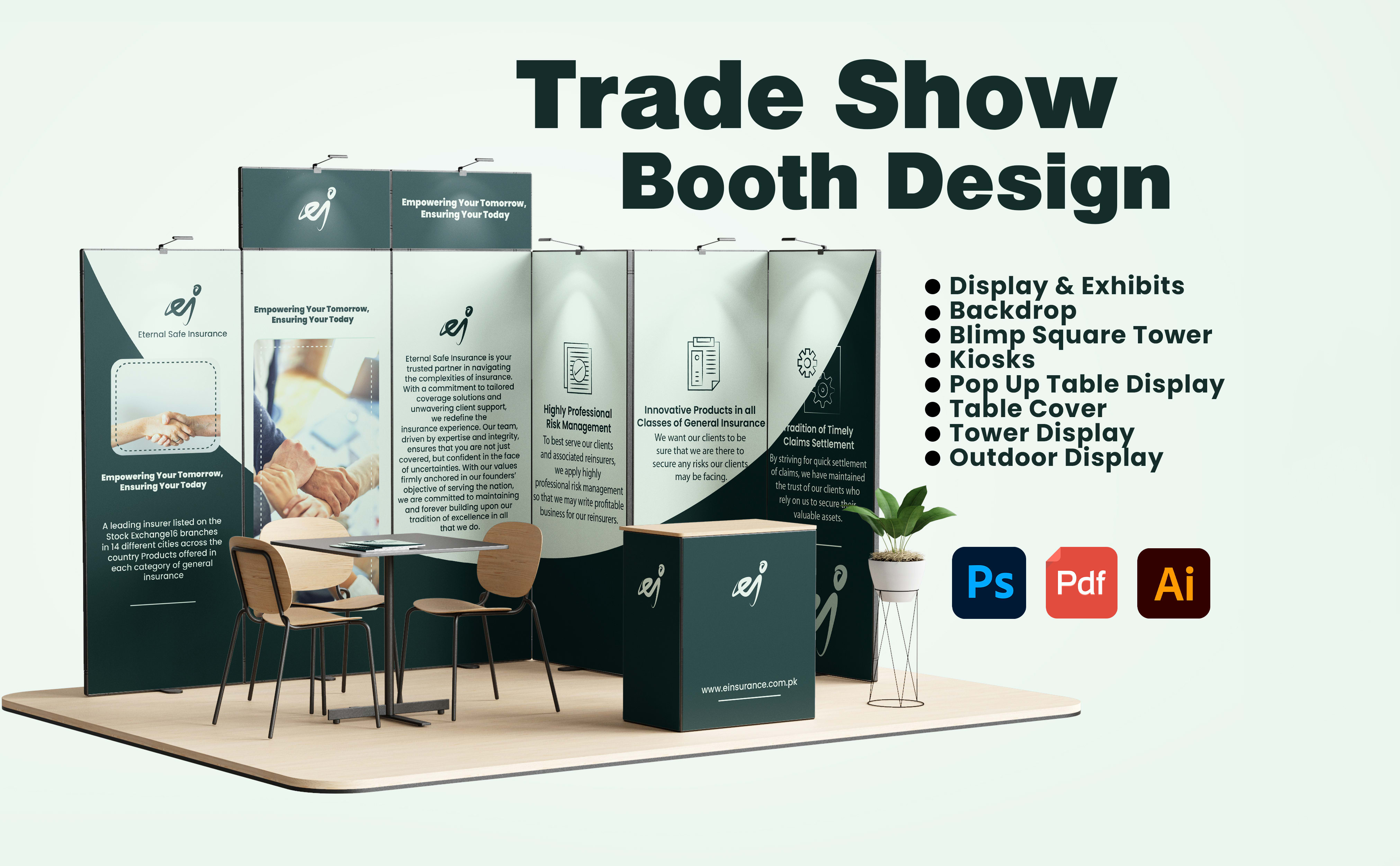 Tradeshow Table Graphic Designs