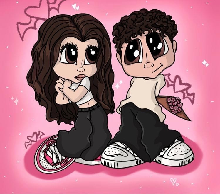 Cute Cartoon Couple Drawings - Infoupdate.org