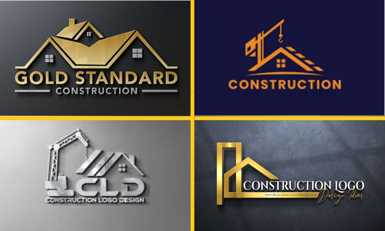 Constructions Company Logo Construction Logo Design :: Behance