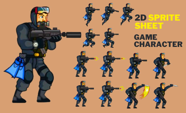 Design 2d Sprite Sheet Fnf Sprite Rpg Maker Rpg Sprite 2d Pixel Art