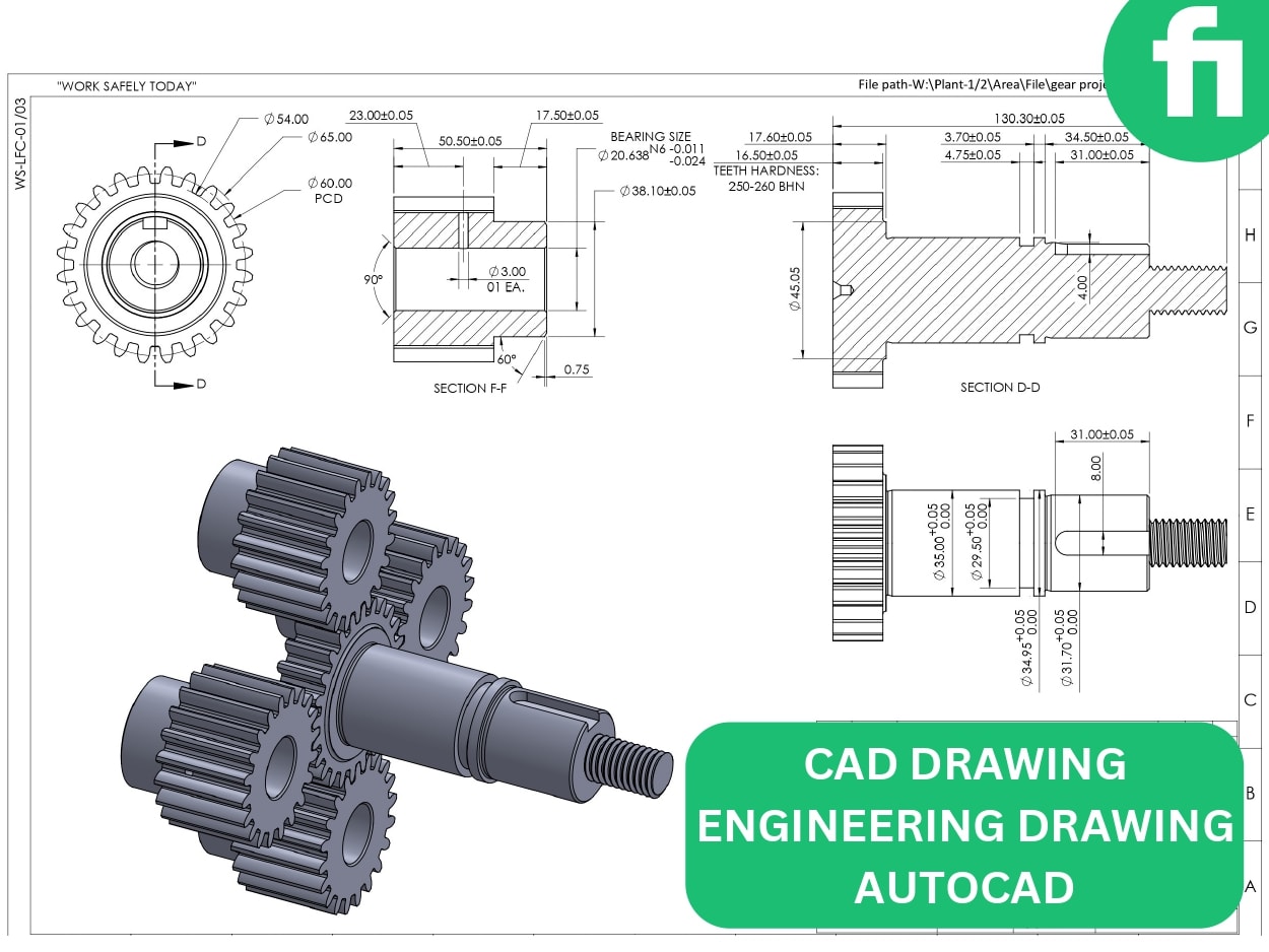 Autocad Drawings In 2D And 3D Format As Shown In These, 49% OFF