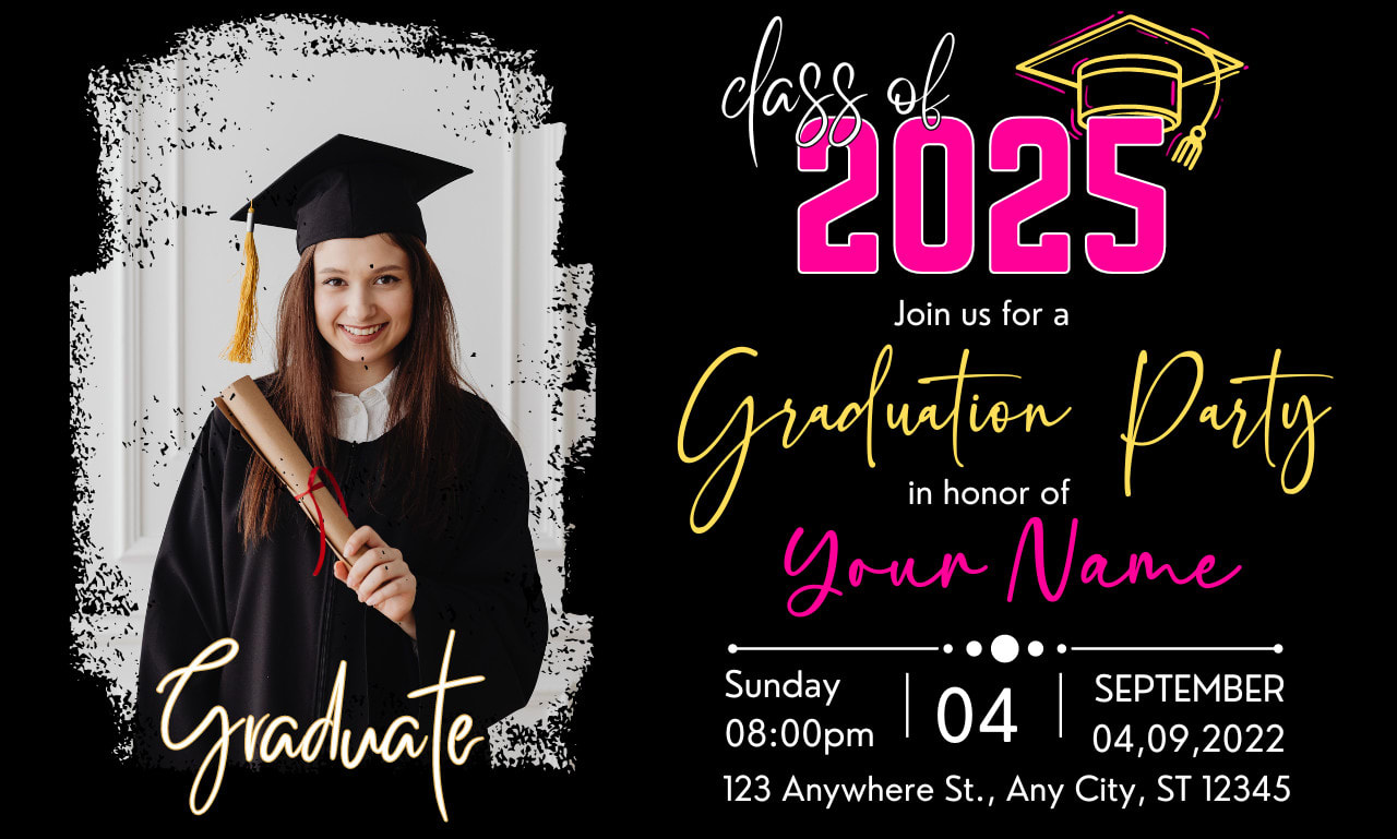 Graduation Party Invitations Flyer