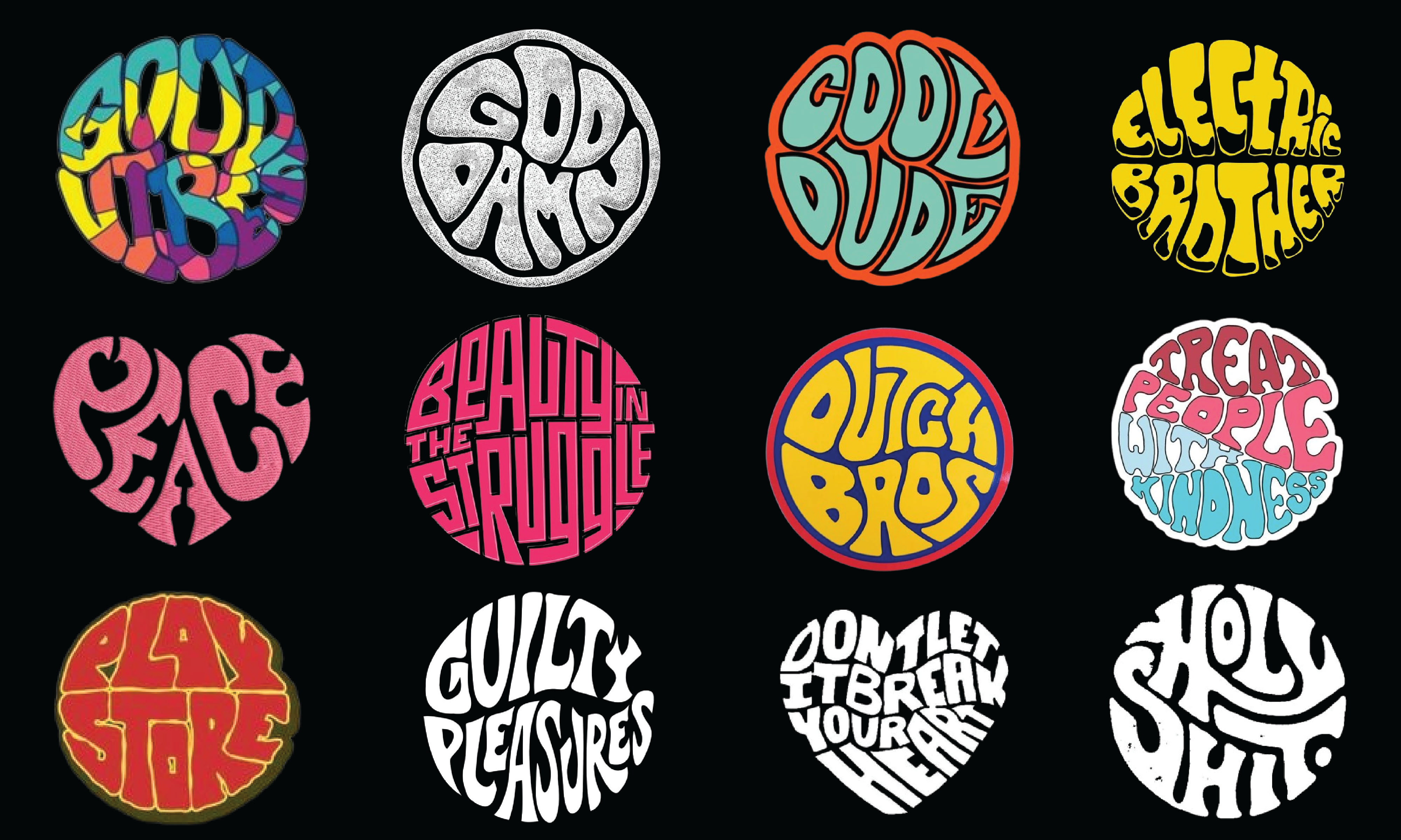 Typography Logo Circle