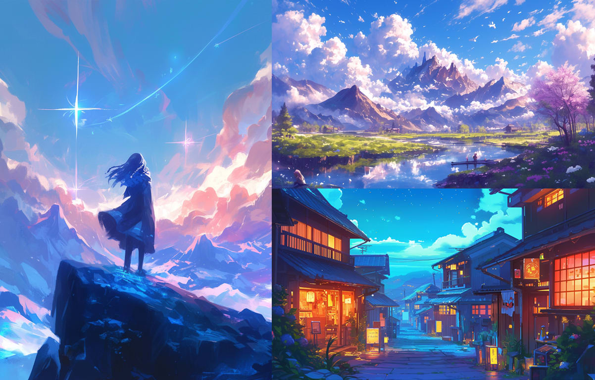 Arte Original De Paisajes De Anime