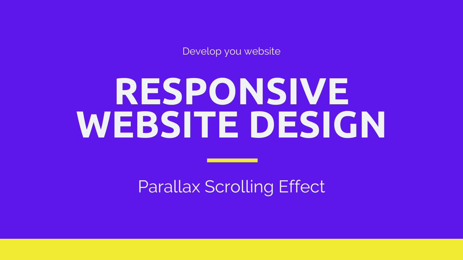 Parallax Web Development