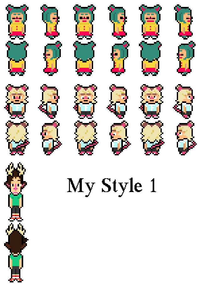 Earthbound Sprite Sheet