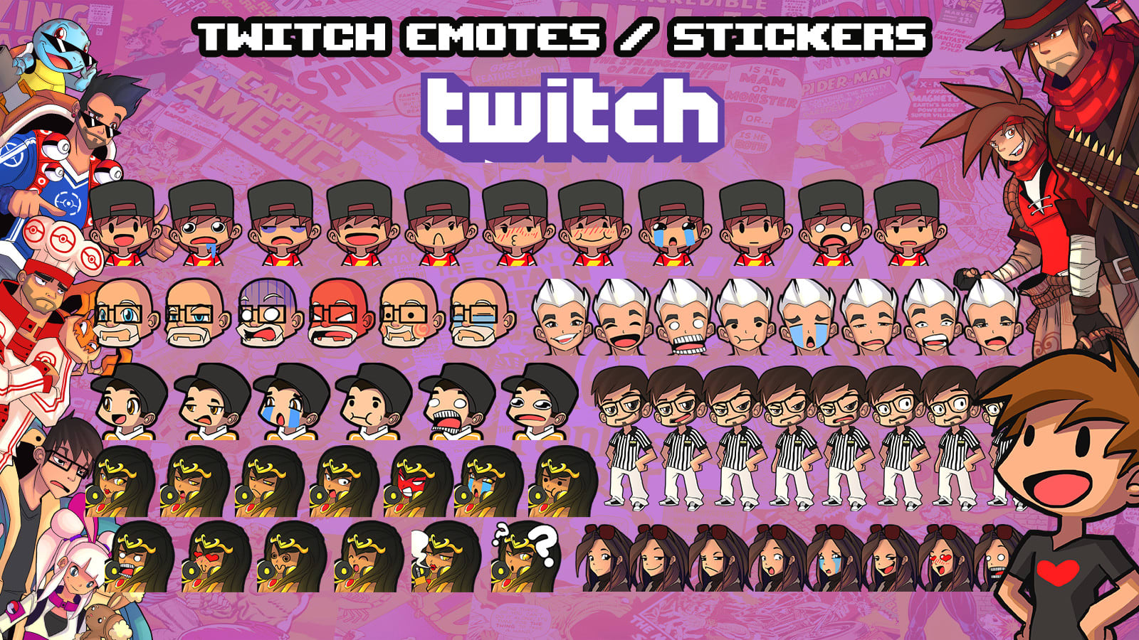 FFXIV Low Poly Grapes Squapes Emote Twitch Discord Youtube Cute Twitch ...