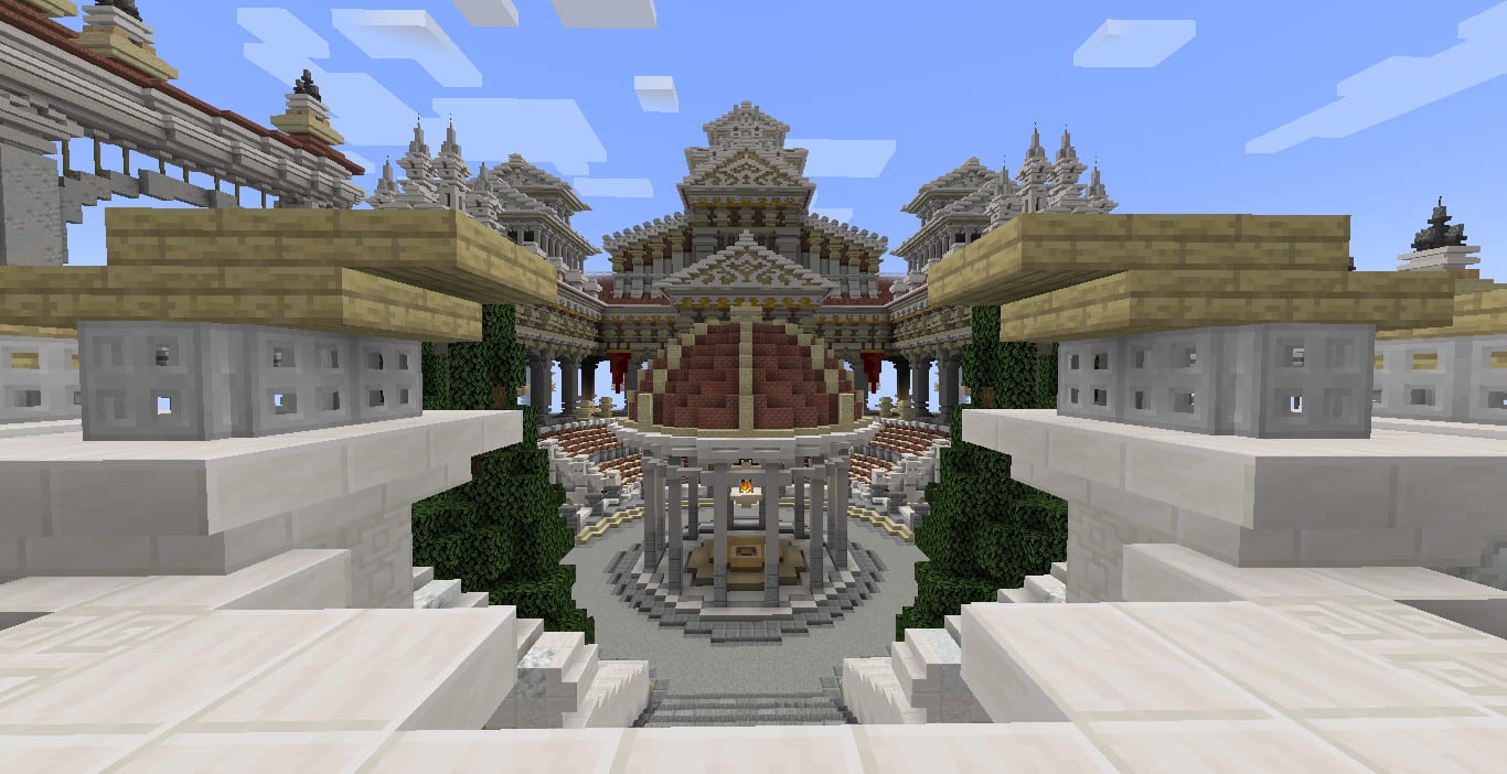 Minecraft Lobby Ideas Minecraft Hotel Lobby 3