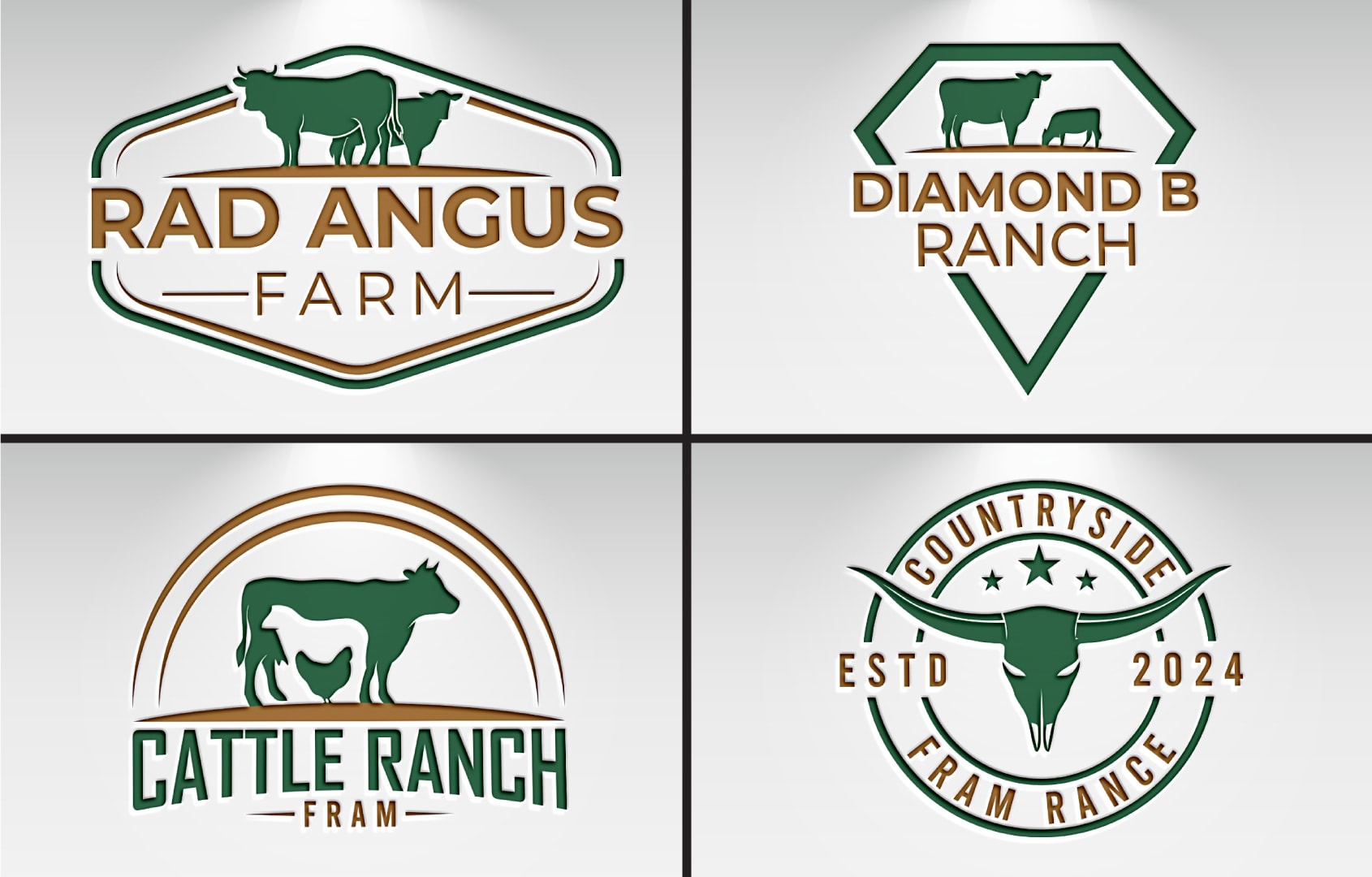 Cattle Ranch Logos