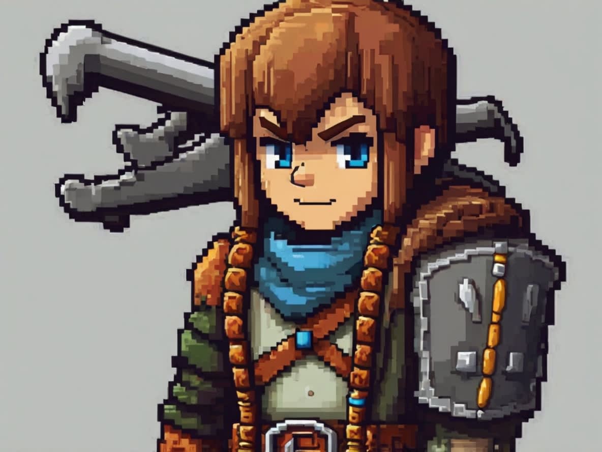 2d3d Craft Style Animate Character Spritesheet ArtStation [Game Jam]