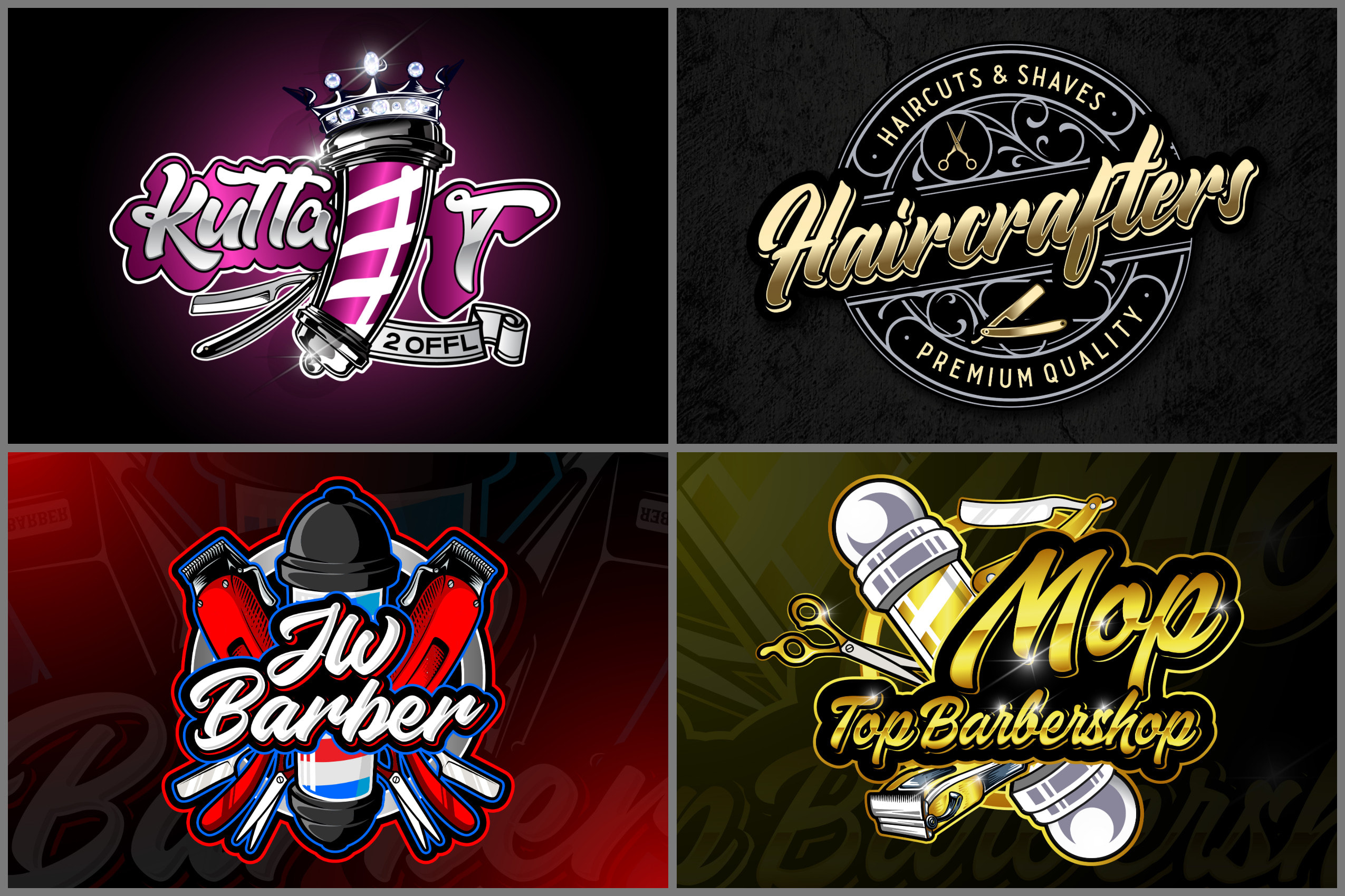 Barber Logos Joy Studio Design Gallery Best Design
