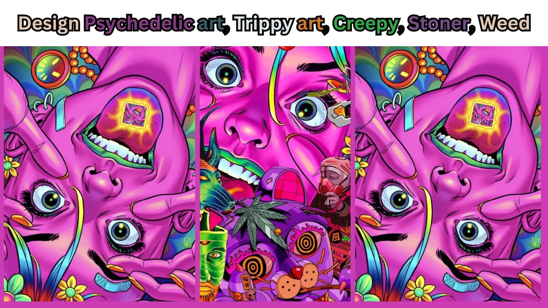 Creepy Psychedelic Art Surreal Psychedelic Art Creepy Nightmare"