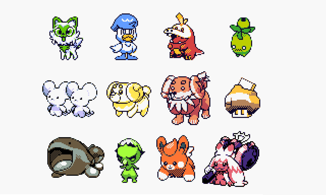 Pokemon Sprites Gen 1 Pokemon Sprites 1 Gen Style By Nsuprem - Fur
