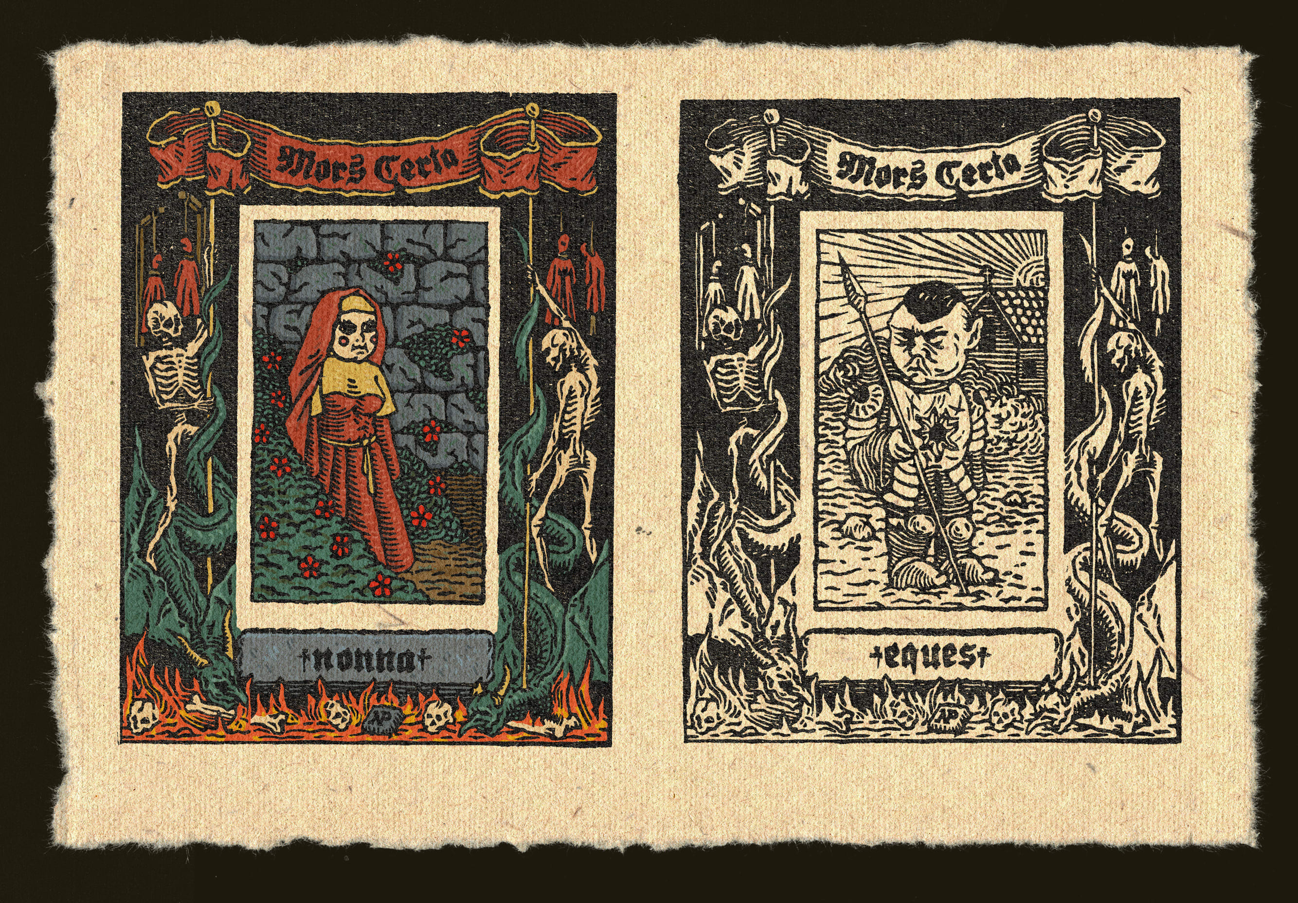 Medieval Woodcut Illustrations