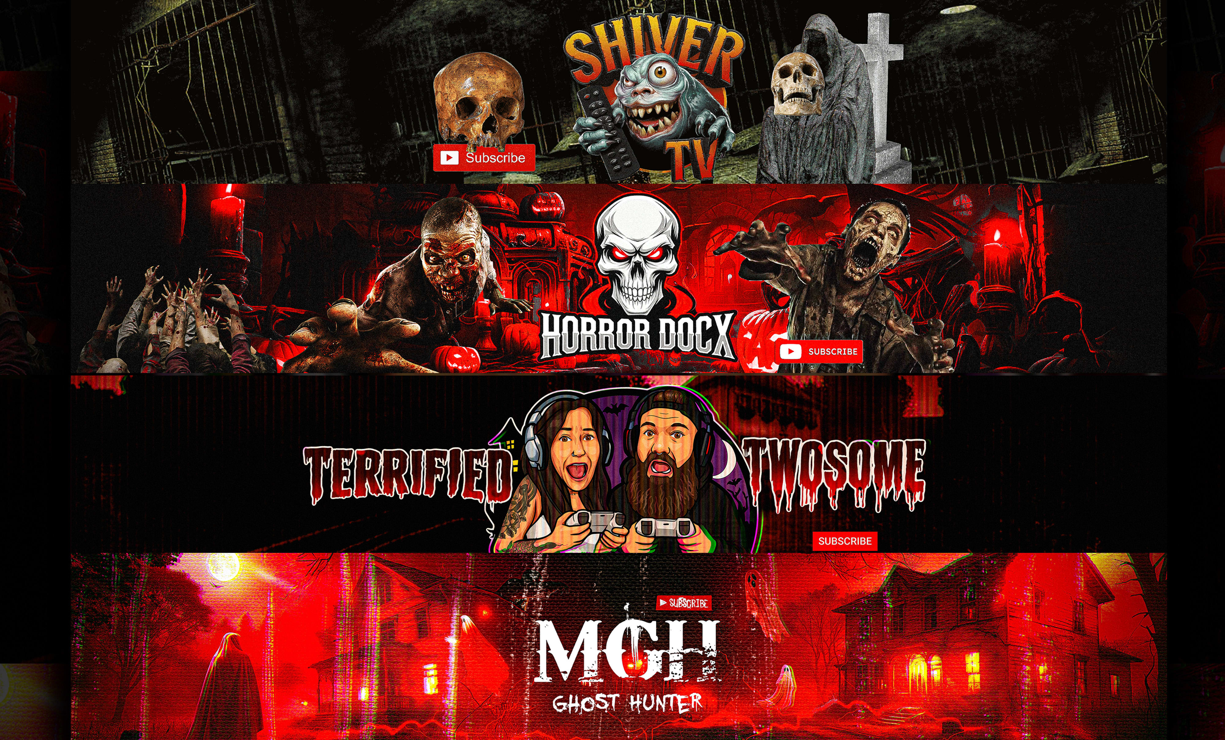 Horror Banner Maker Horror Movie Poster Facebook Video