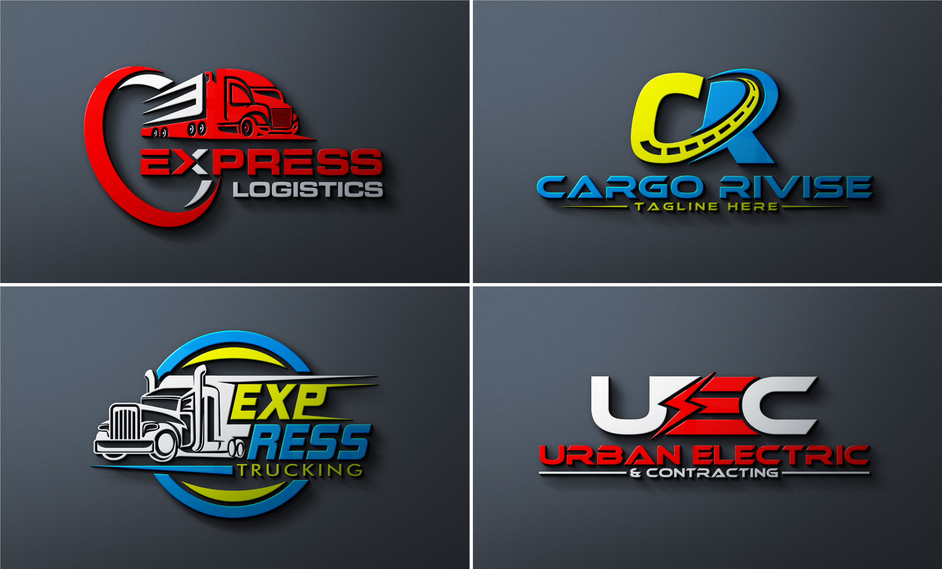 Logistics And Transport Logos 𝗠𝗼𝗧𝗟