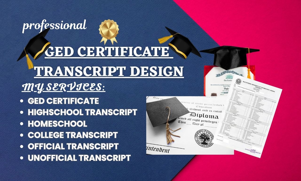 Certificado De Diploma De Ged Imprimible Ged Etsy España