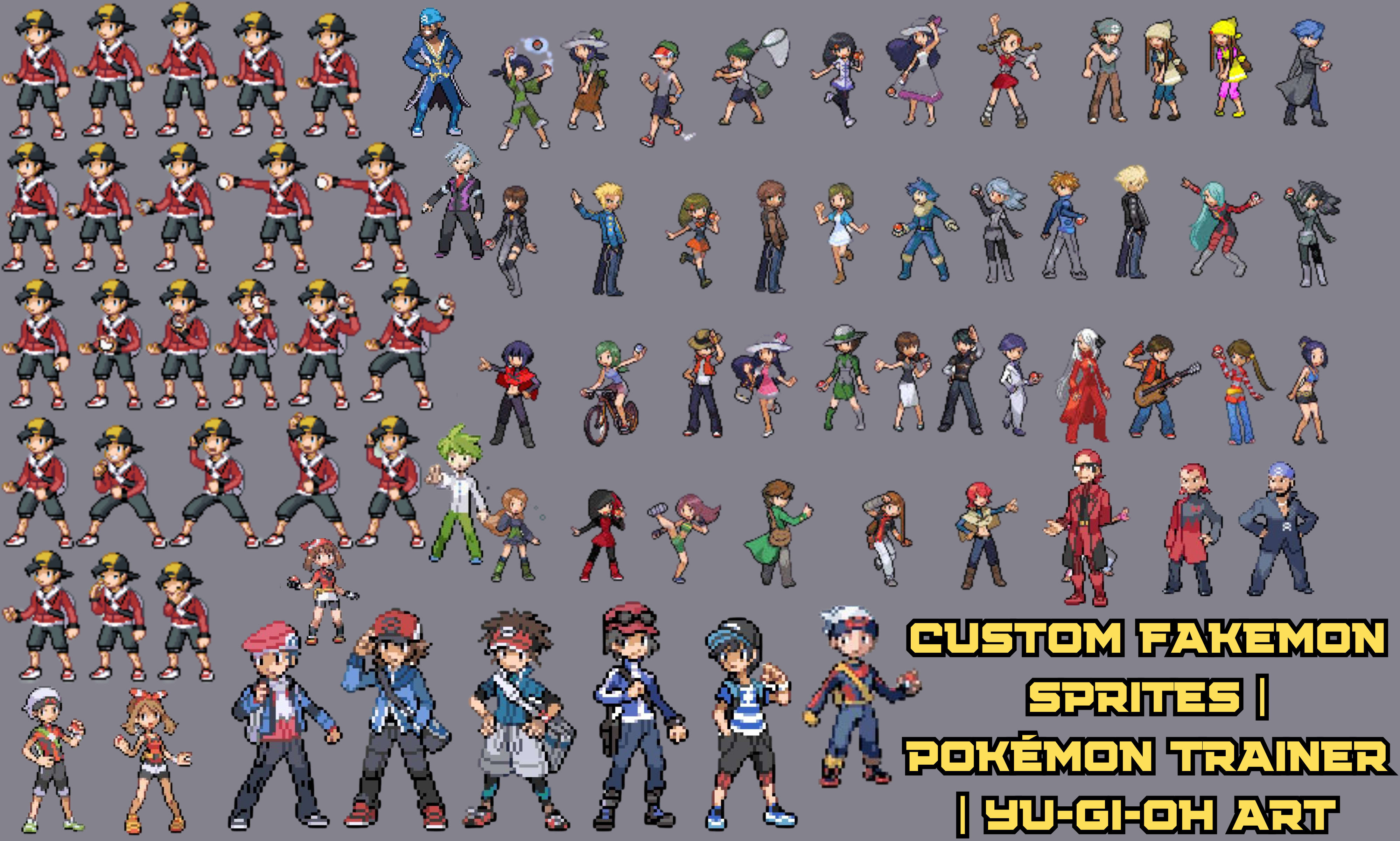 Sprites De Treinador Fakemon