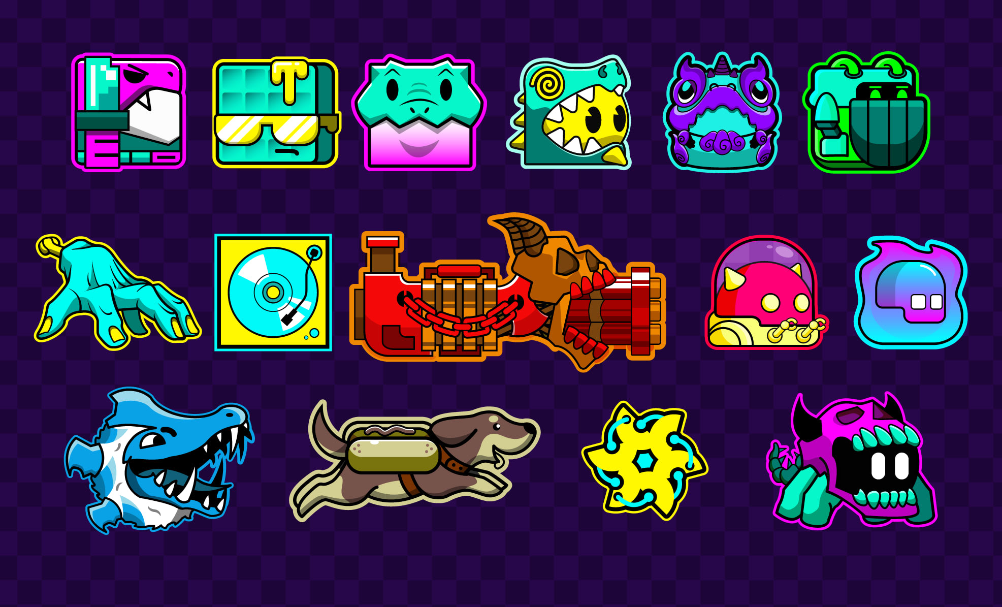 Geometry Dash Icon Drawings Geometry Dash Icon At Vectorified.com