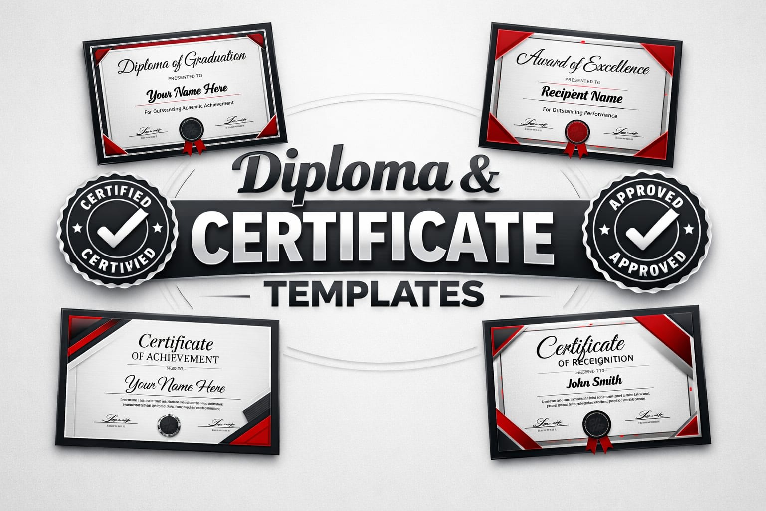 Personalised Certificate Templates