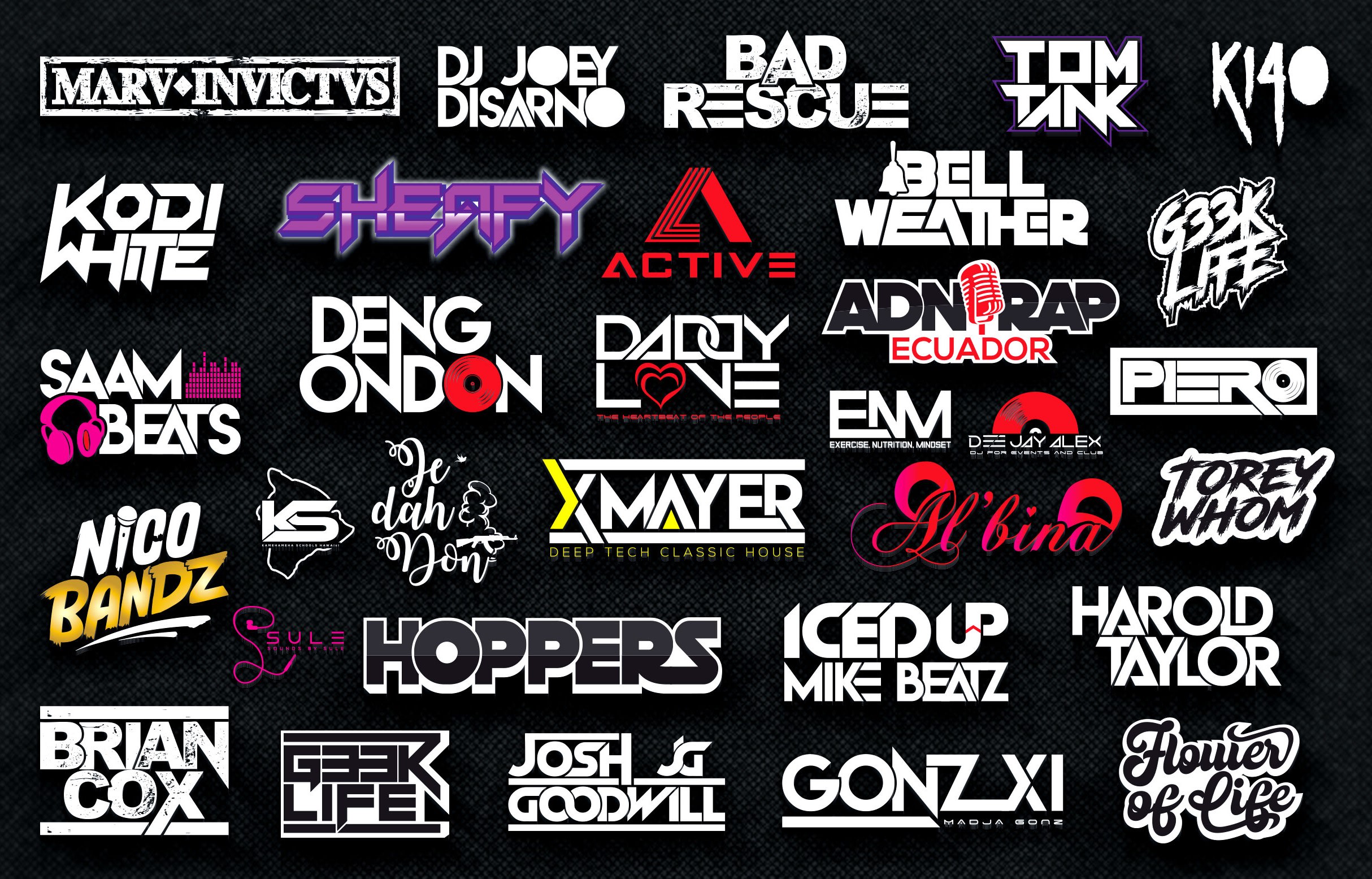 Famous Dj Logos