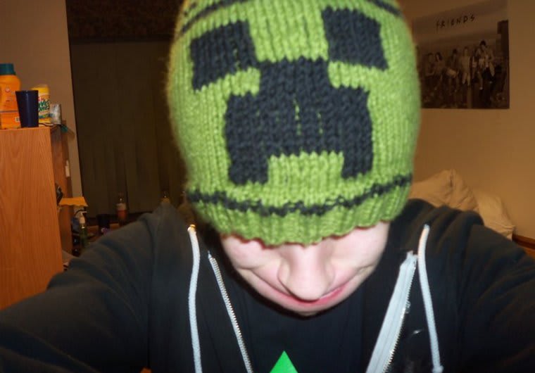 Crochet Minecraft Hat Pattern Minecraft Enderman Minecraft Crochet Hat