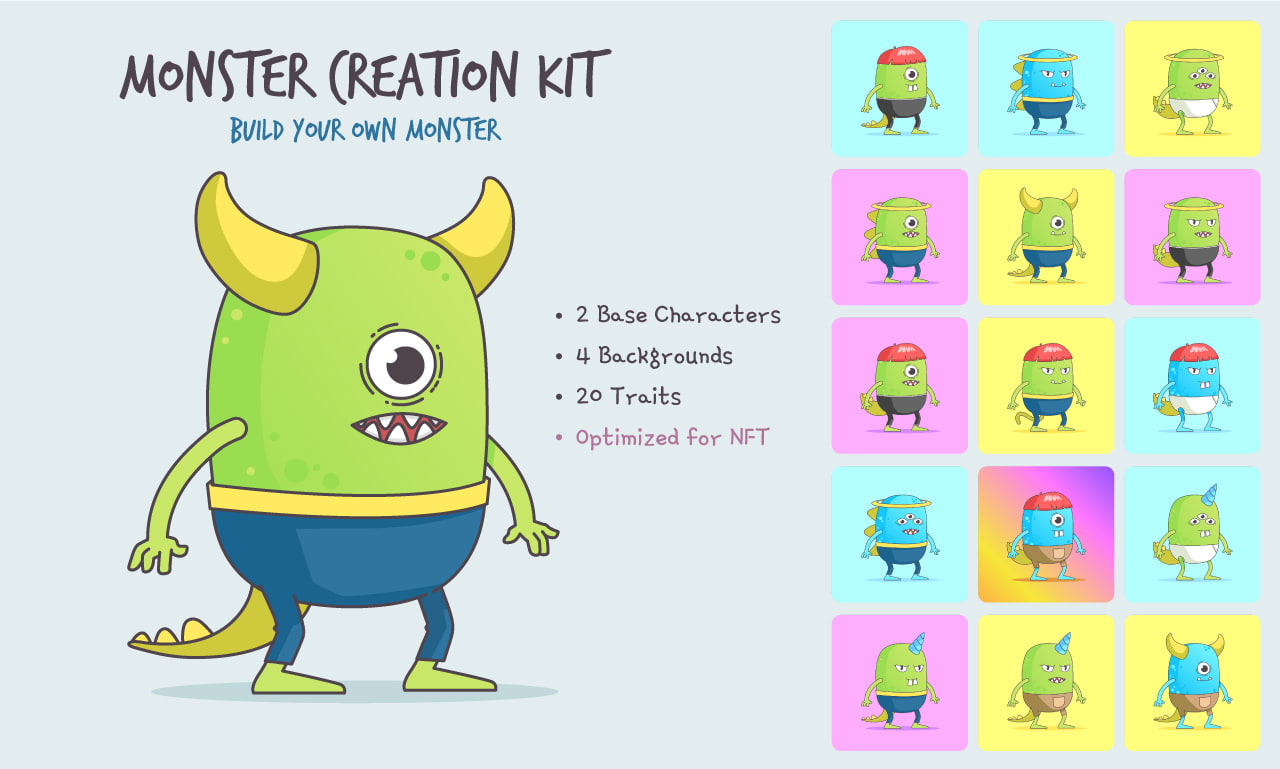 Create Your Own Monster Character