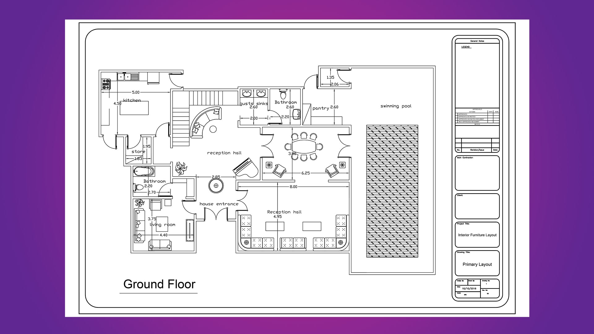 Nightclub Bar Disco 2d Dwg Design Plan For Autocad