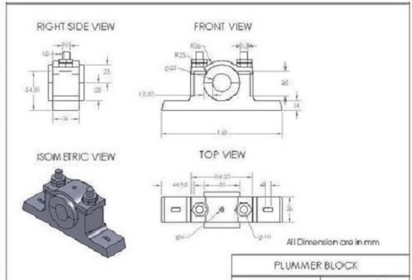 Plummer Block 3D CAD Model Library GrabCAD, 42% OFF