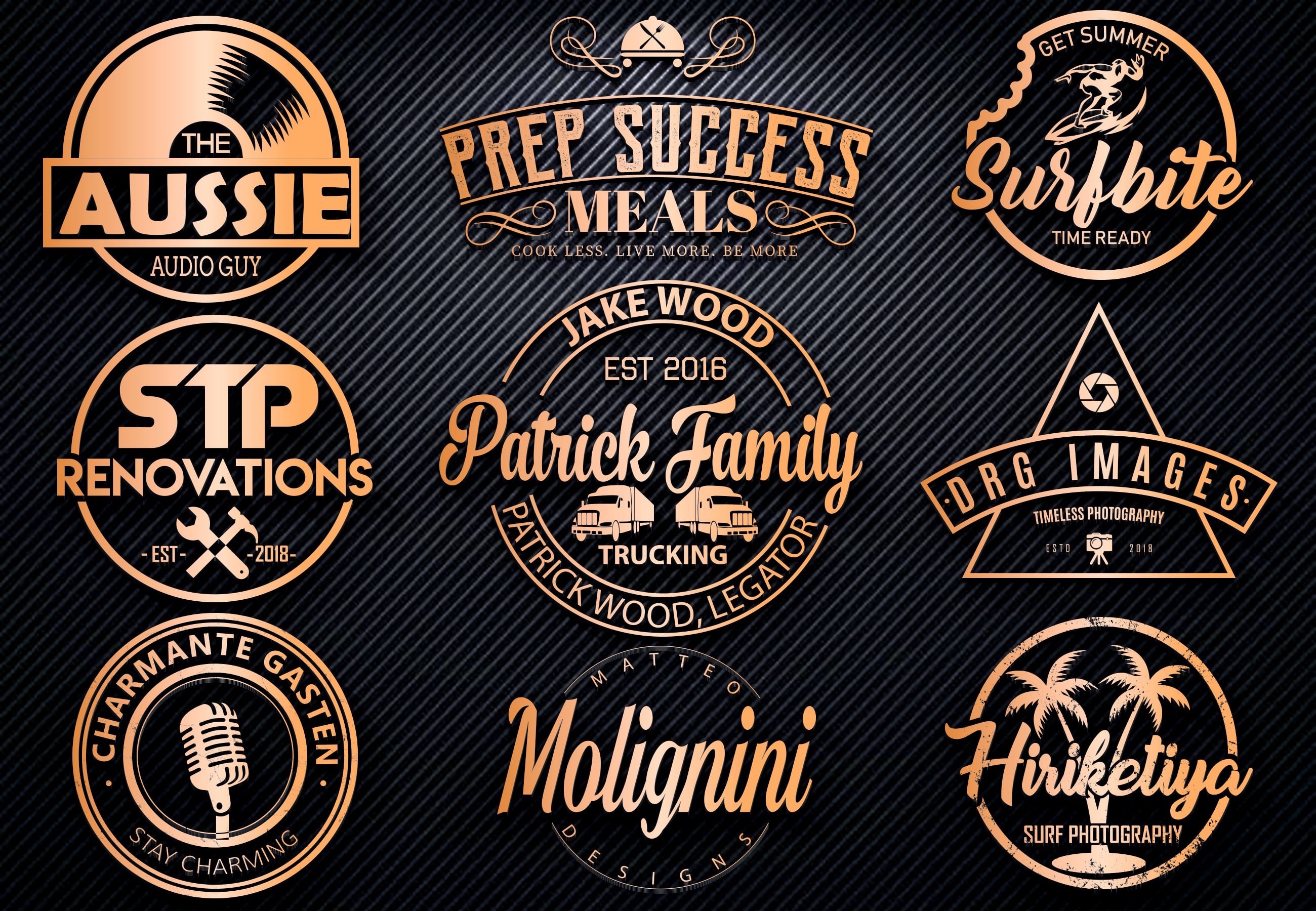 Vintage Stamp Logo Premium Vector | Classic Retro Badges Logo Emblem