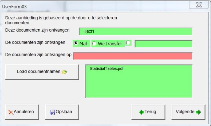 Excel Vba Form Templates