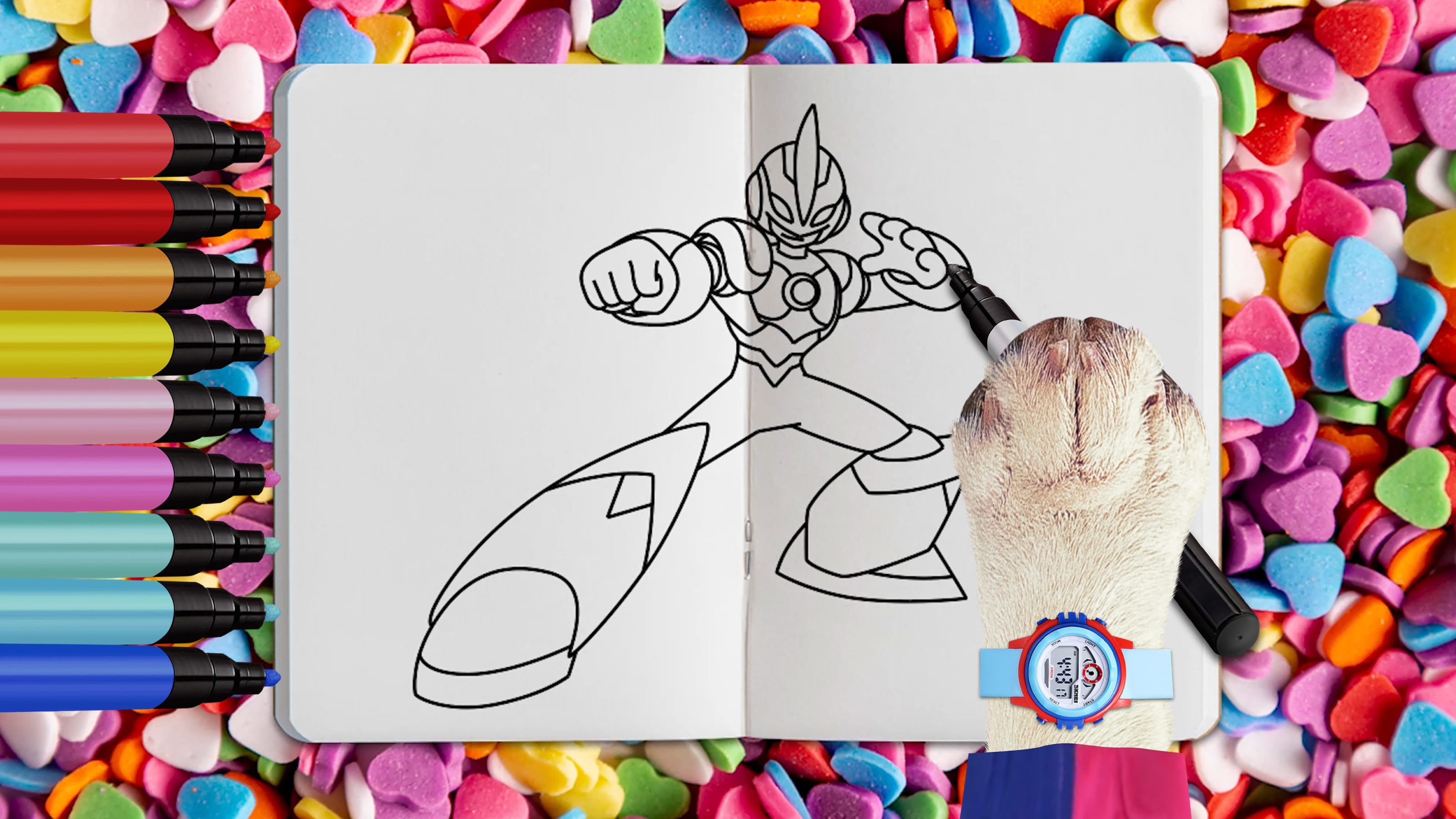 how to make hand draw video