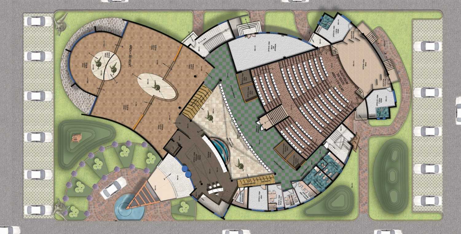 Auditorium Floor Plan Design