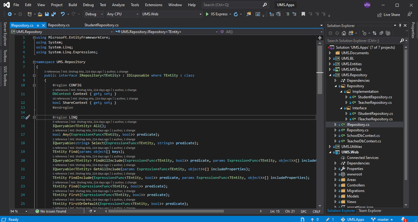 Develop repository pattern using csharp by Eshohag90 Fiverr