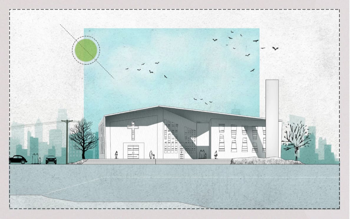 Elevation Architectural Illustration Renderings