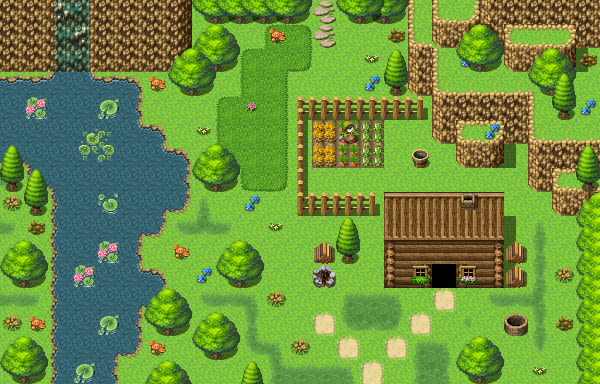2d Rpg Game Maps 2d Rpg Open World Pathway Game Map With Path Created