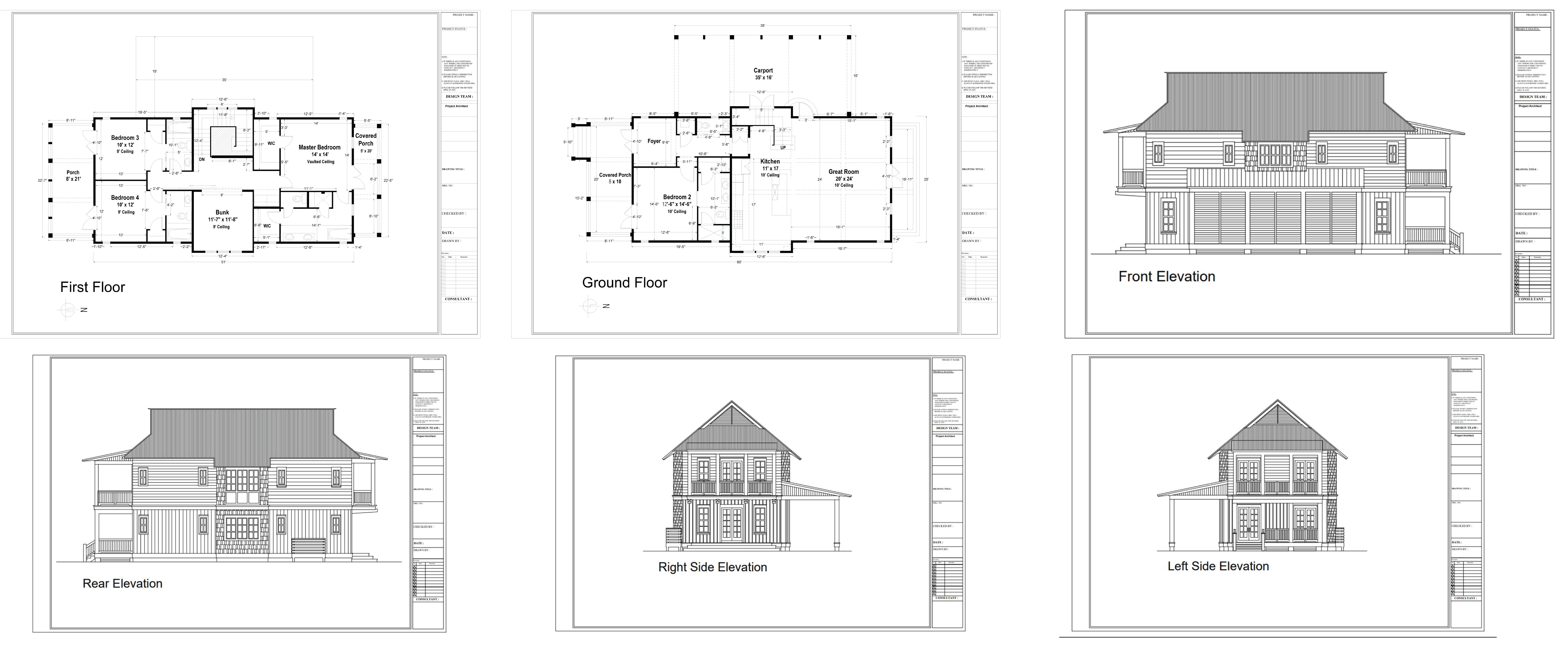 Set Full House Plans