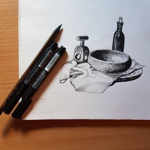 Makeup Still Life Drawing | Saubhaya Makeup