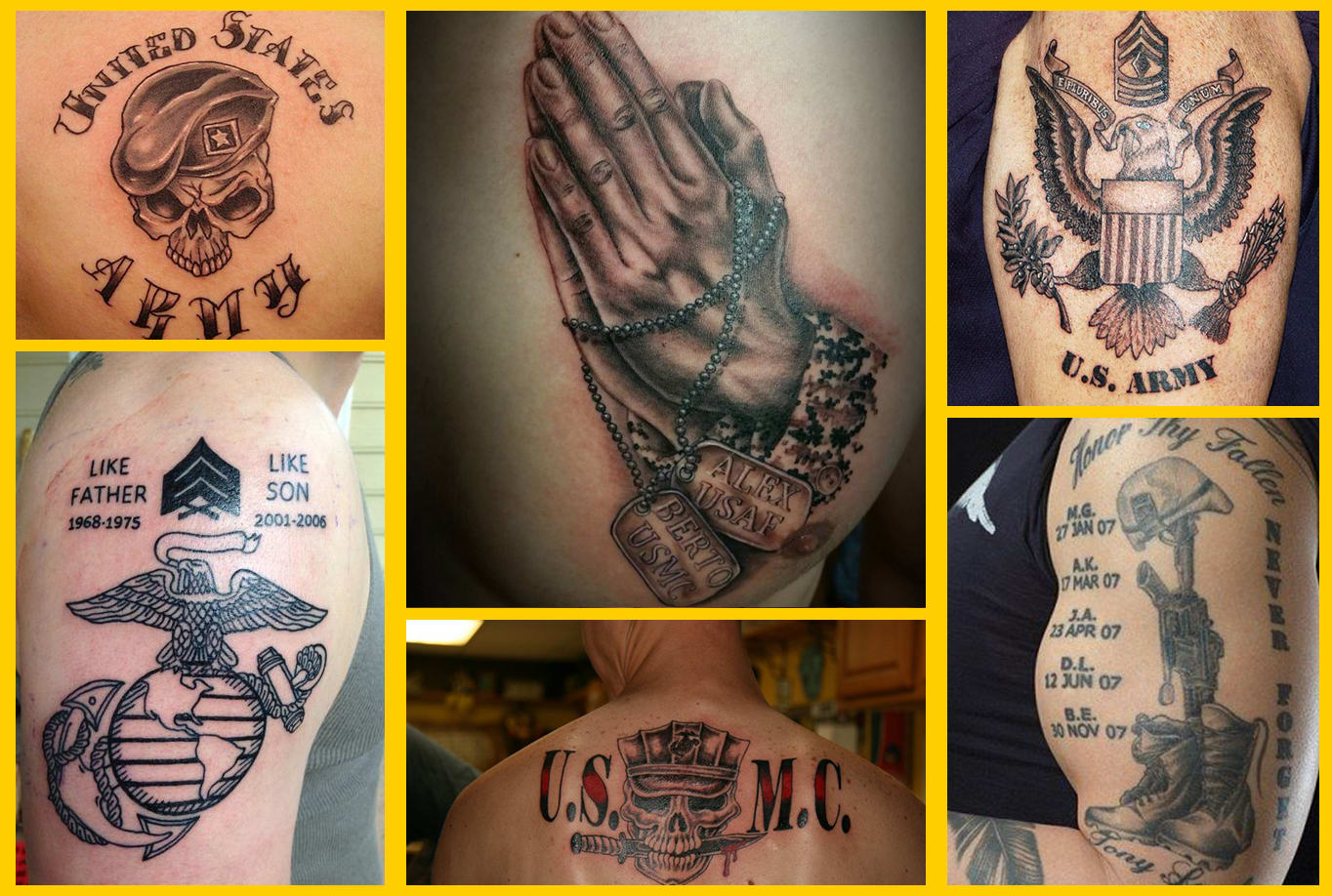 Army Infantry Logo Tattoo